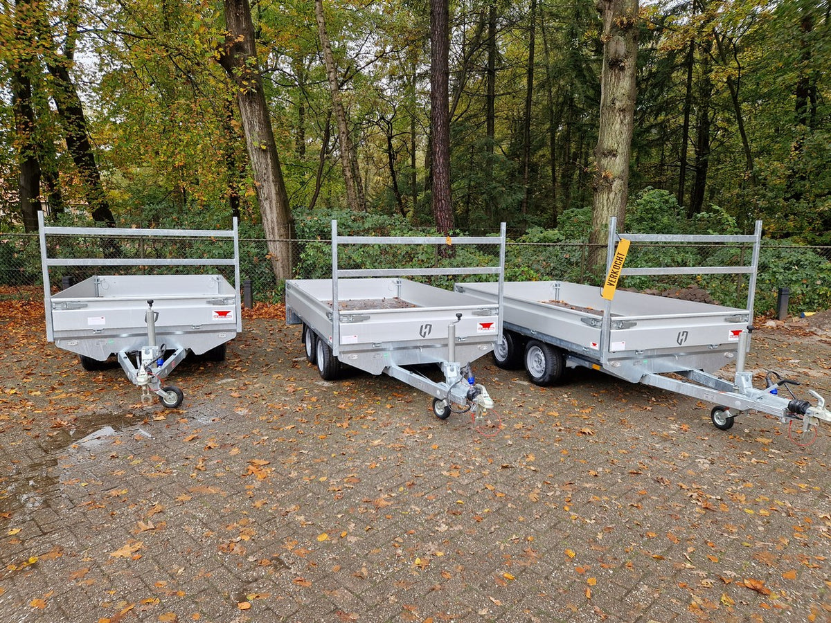 Compacte sterke plateauwagen van Henra – De Witte Smid
