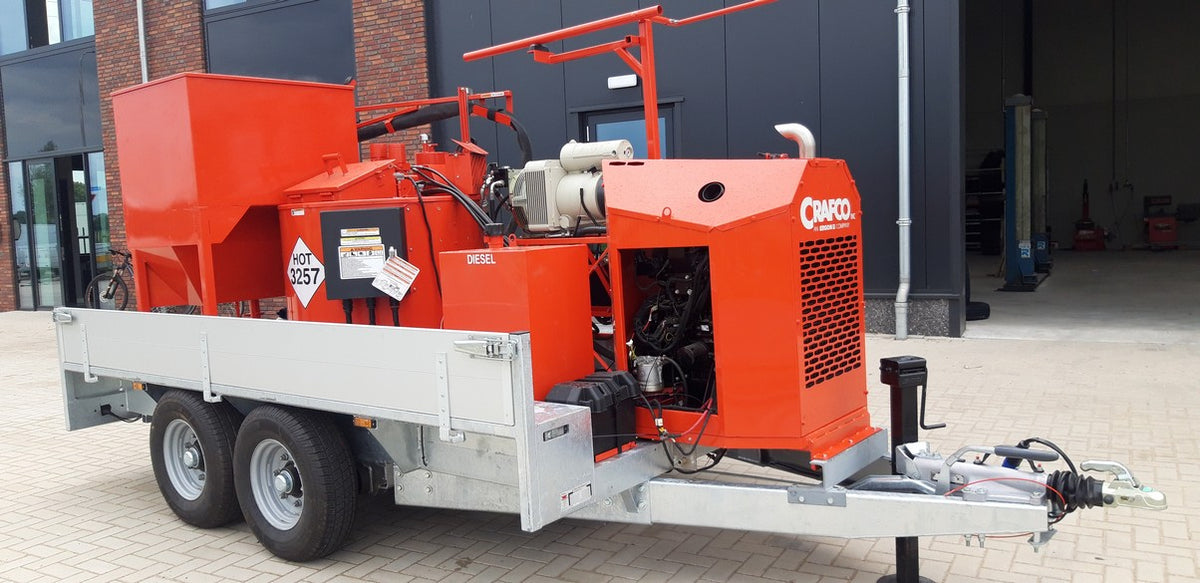 Wico asfalt machine 3500kg – De Witte Smid